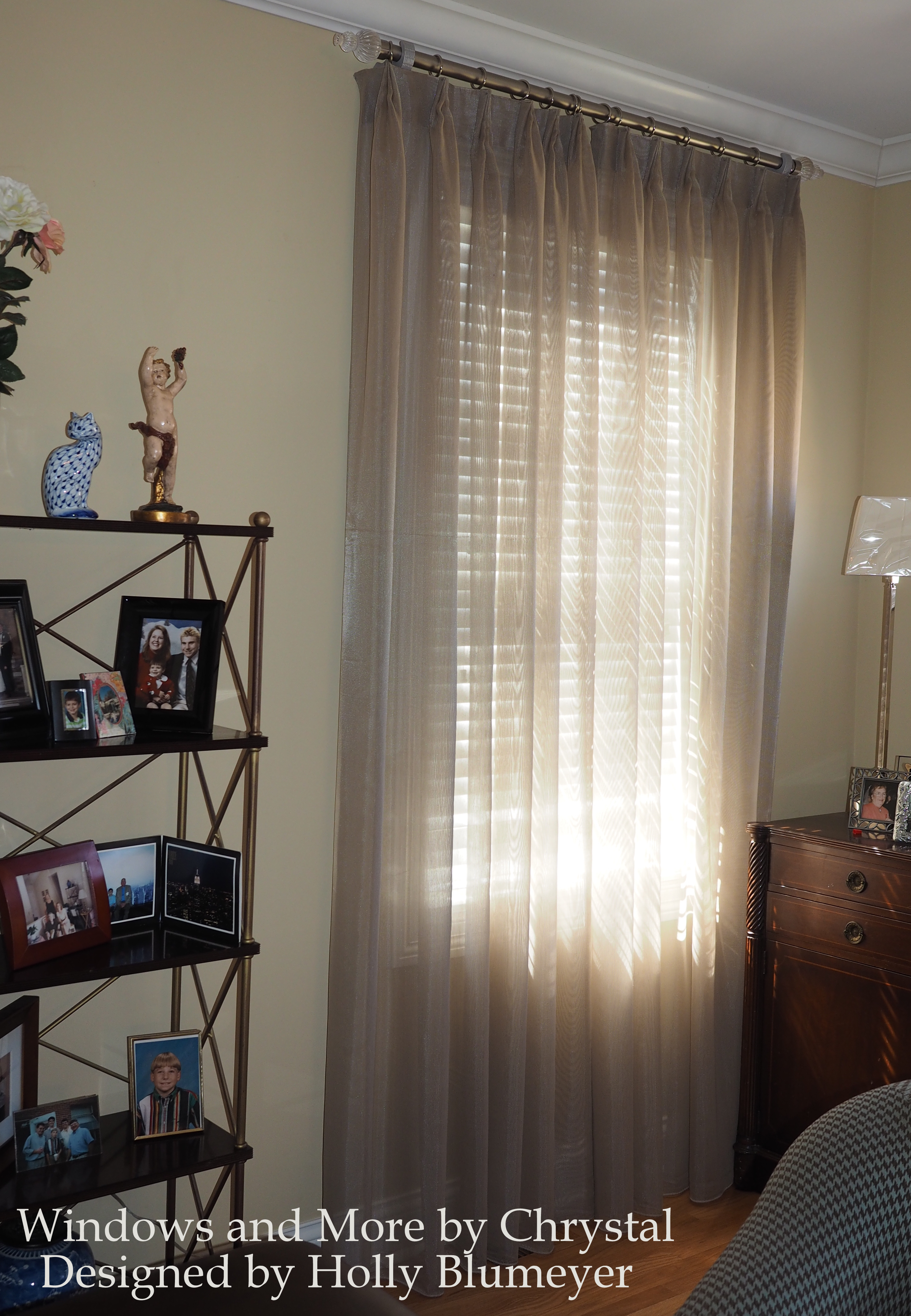 A Follow up of Working with Sheers – Windows and More By Chrystal